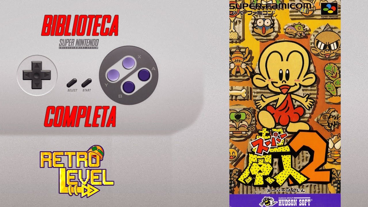 Chou-Genjin 2 - Super Bonk 2 - Biblioteca COMPLETA do Super Nintendo ...