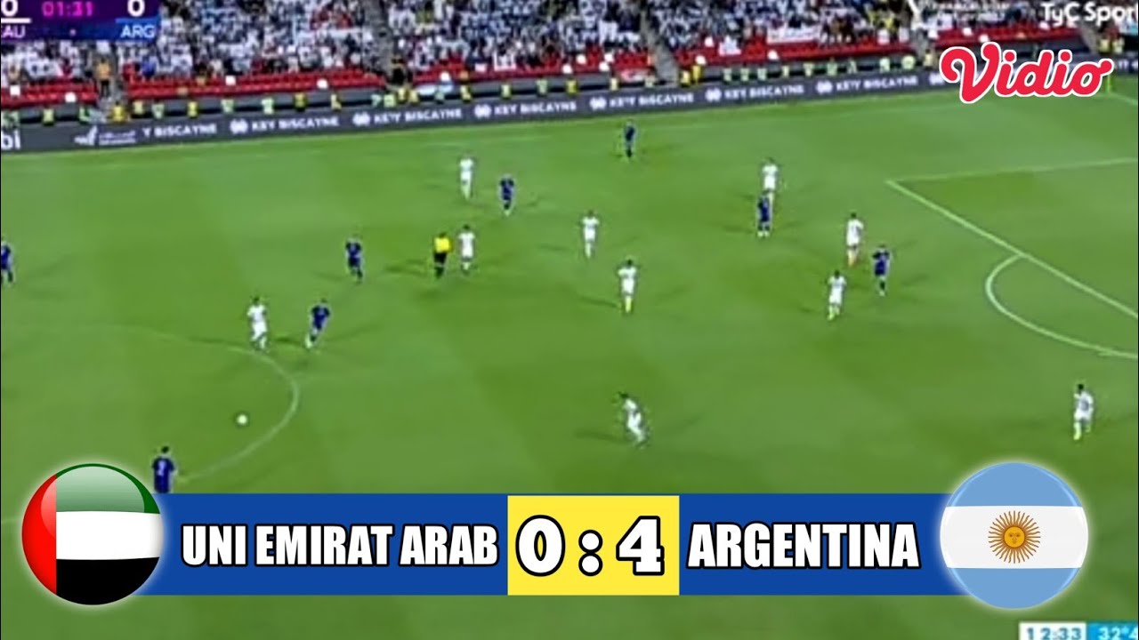 🔴 LIVE STREAMING! TIMNAS ARGENTINA VS TIMNAS UNI EMIRAT ARAB FRENDLY ...