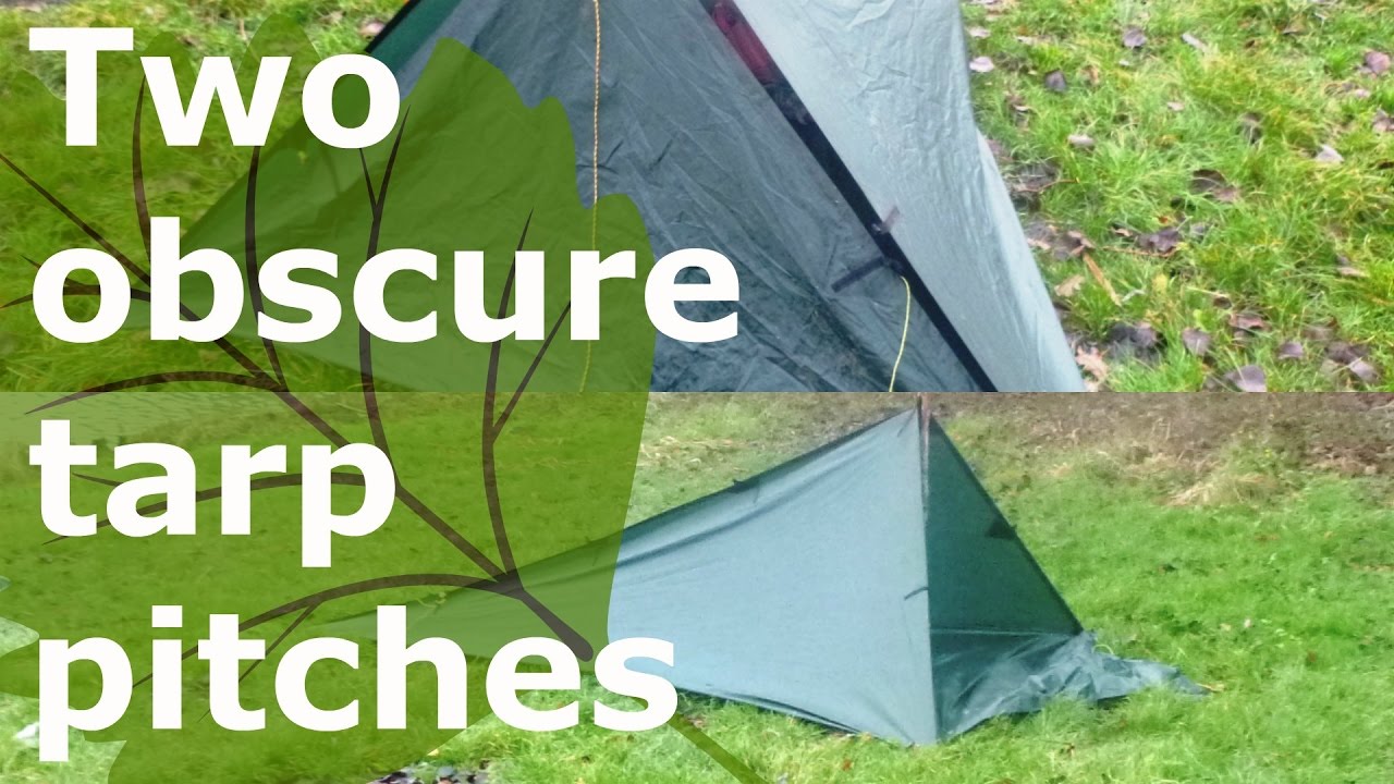 These tarp pitches are official, but downright odd. Floored arrowhead ...