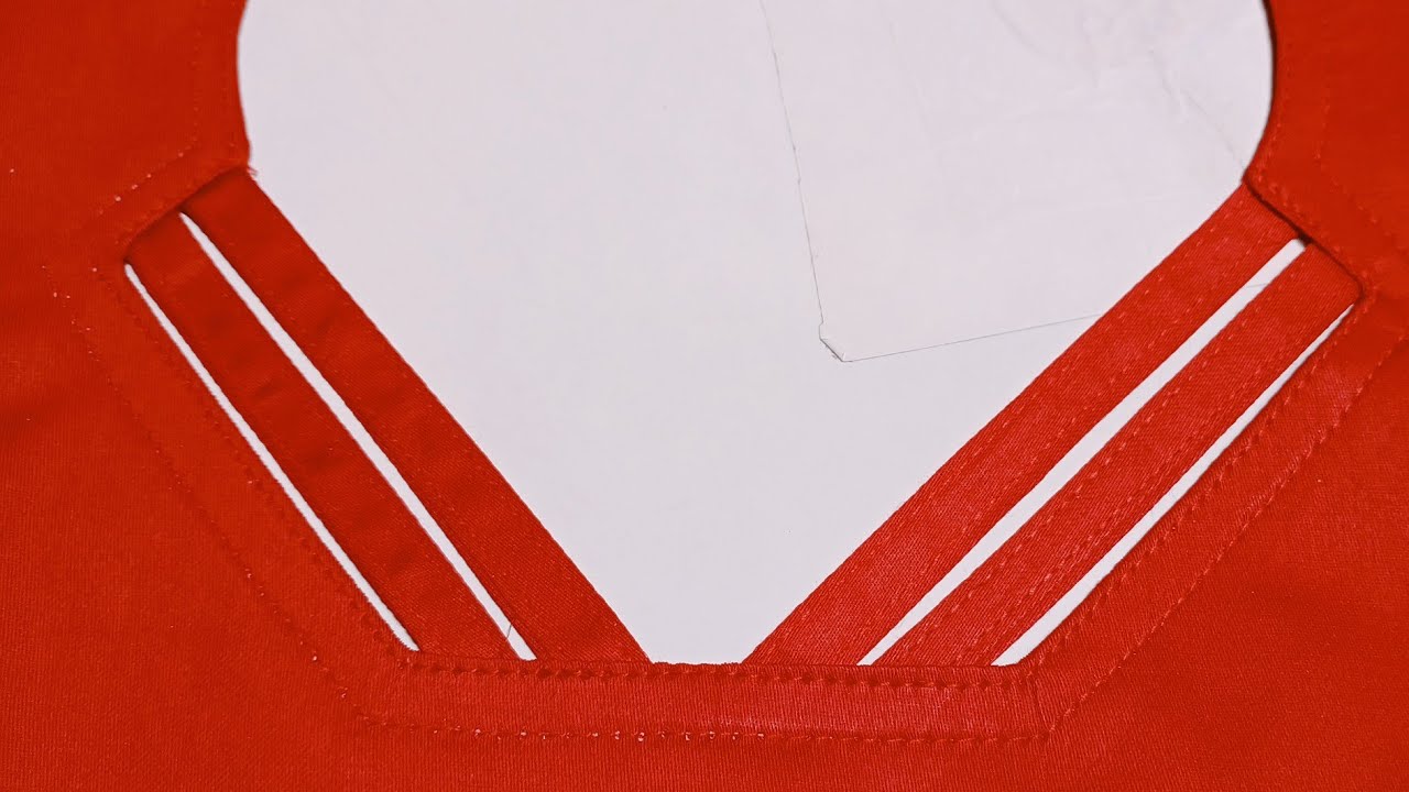 Back neck design cutting and stiching (easy method ) - YouTube