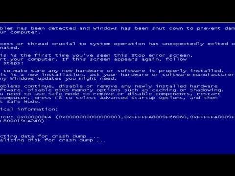 Windows xp bsod part 31 - YouTube