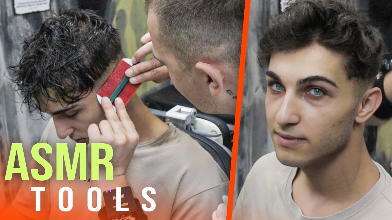 Instant Sleep With ASMR Barber Service In Barber Shop | Asmr Head ...