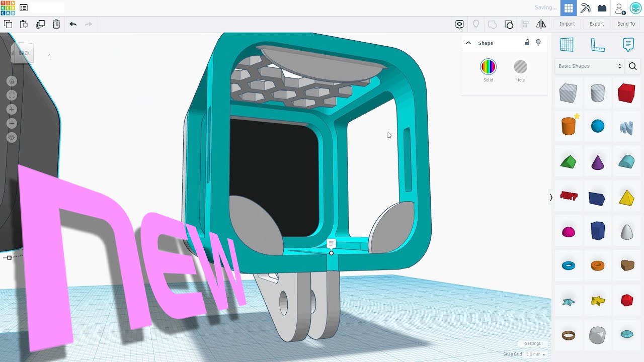 New GoPro Session 5 Mount by Seii-FPV - YouTube