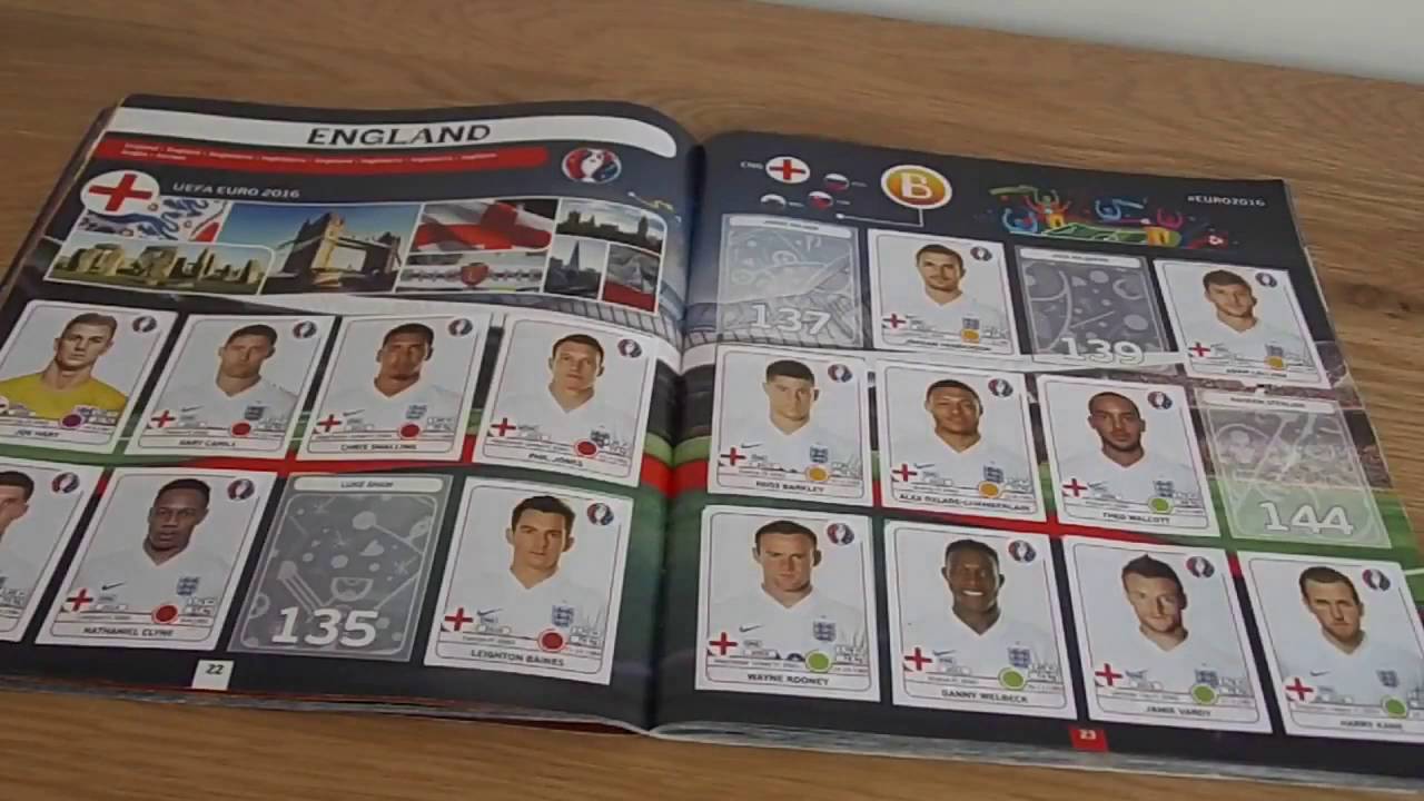 EURO 2016 STICKERS ALBUM UPDATE/PACK OPENING! | #2 - YouTube