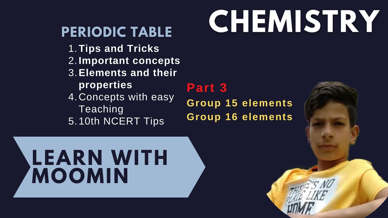 Tricks to Remember Elements of Periodic Table| Group 15 and 16 elements ...