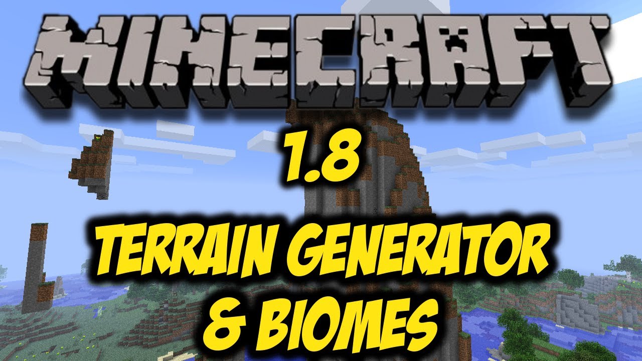 Minecraft Beta 1.8 - Terrain Generator & Biomes (HD) - YouTube