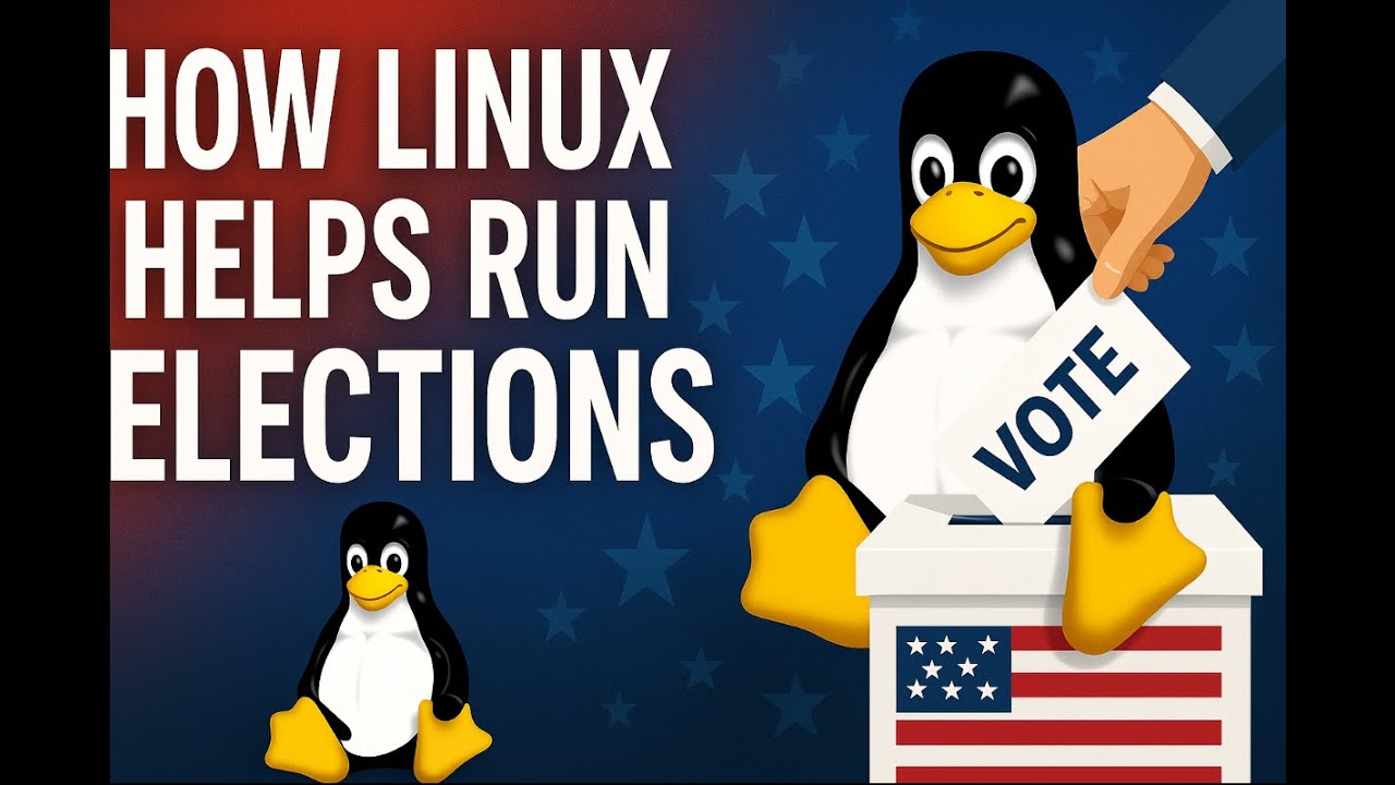 How Linux helps run elections - YouTube