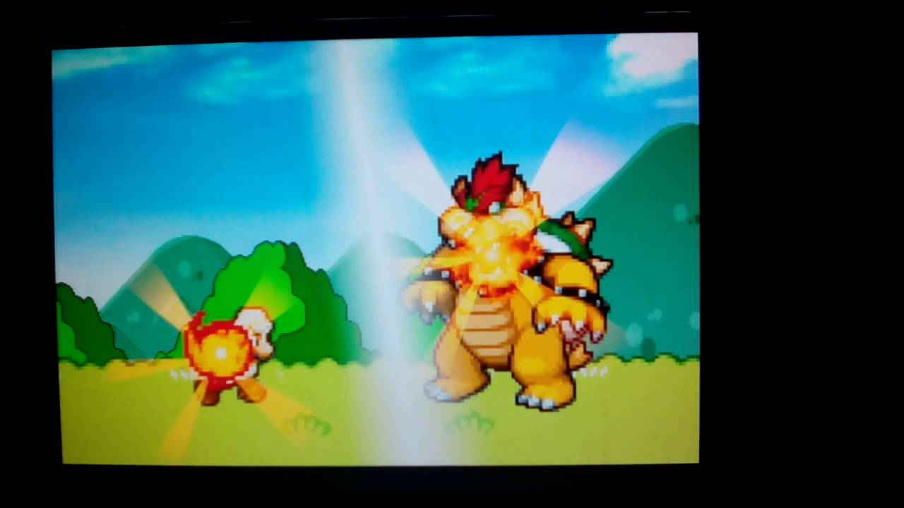 Fire Mario Vs. Bowser - YouTube
