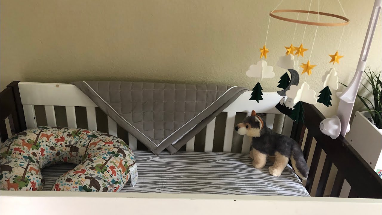 Baby Boy Nursery Tour | Forest and Wolf Themed - YouTube