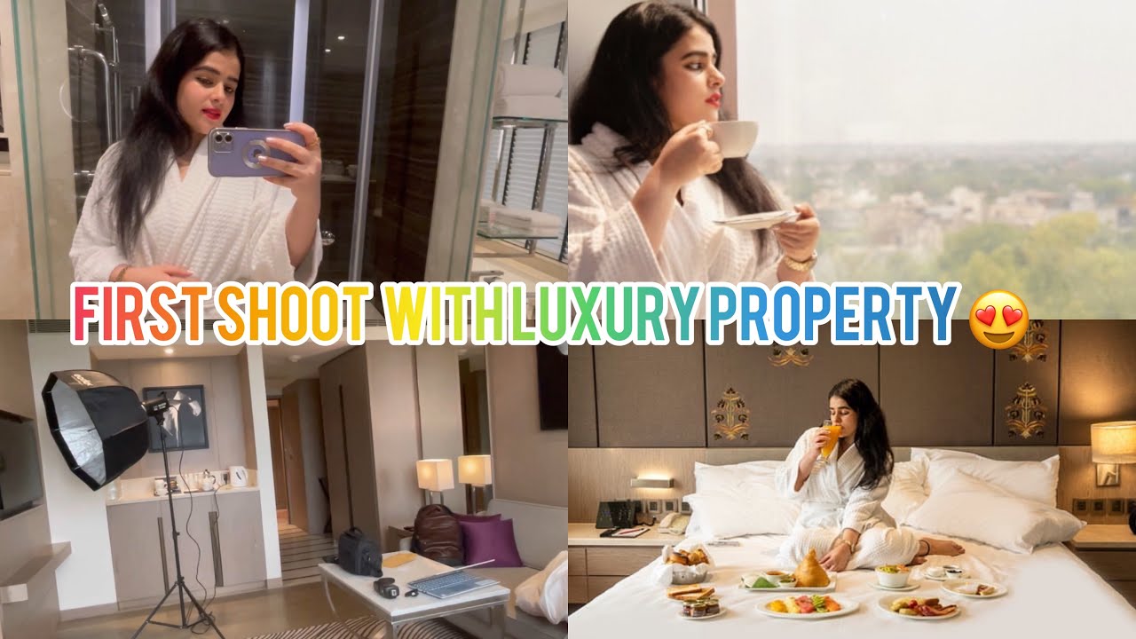 My first shoot with Luxury Five Star Property l So Excited | Non edited | Behind the shoot - YouTube