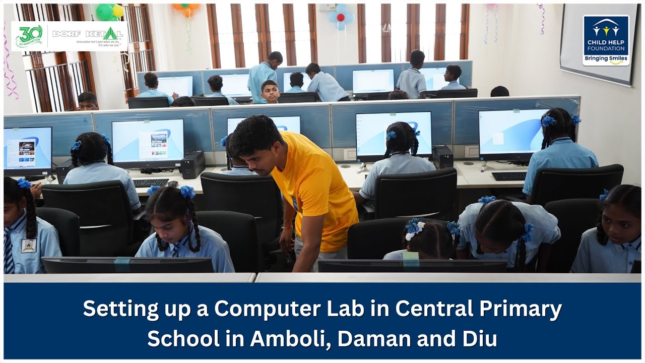 Setting Up a Computer Lab in Central Primary School in Amboli, Daman ...
