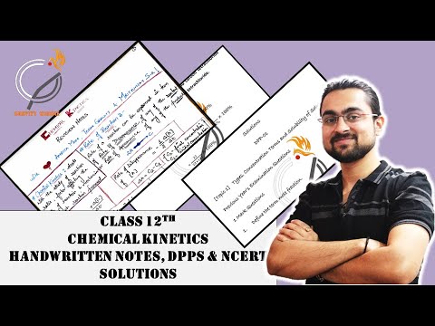 Handwritten Notes | Chemical Kinetics | Handwritten Notes DPPs NCERT ...