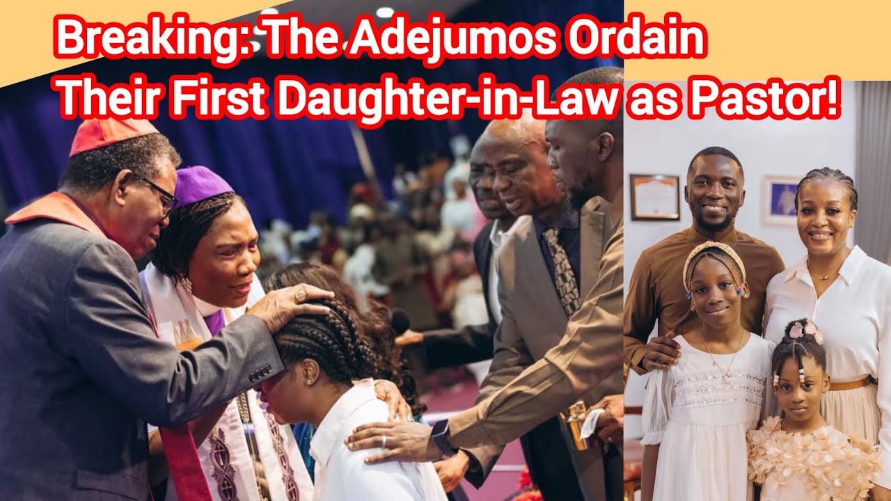 BREAKING: Rev. Funke Felix Adejumo Ordain Their First Daughter-in-Law ...