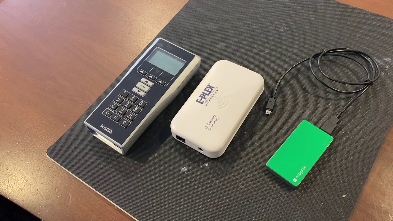 Dormakaba wireless site survey tool - YouTube