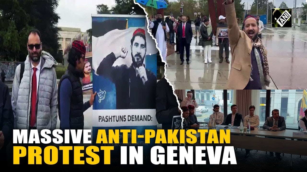Pashtun Tahafuz Movement (PTM) Europe holds massive anti-Pakistan ...