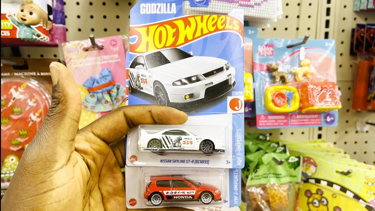 I Finally Found The New Hot Wheels Godzilla GRT R33 At Dollar Tree ...