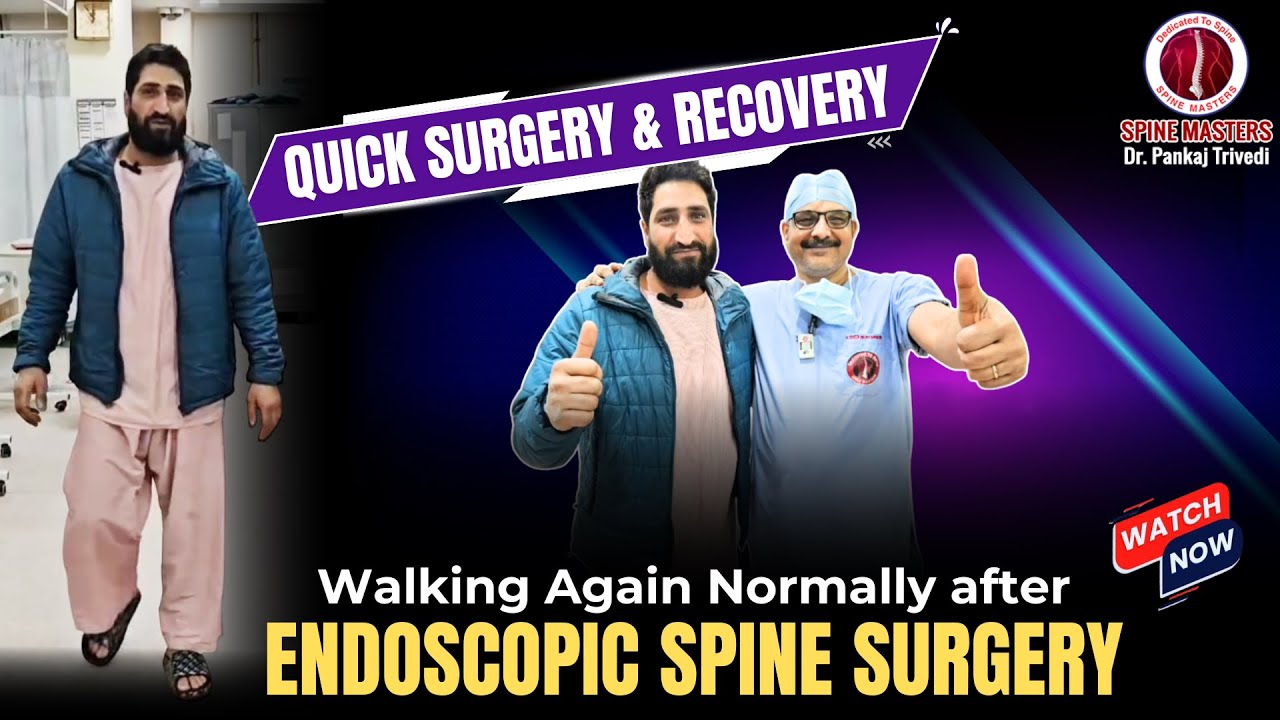 Walking Again Normally after Endoscopic Spine Surgery | Quick Surgery & Recovery - YouTube