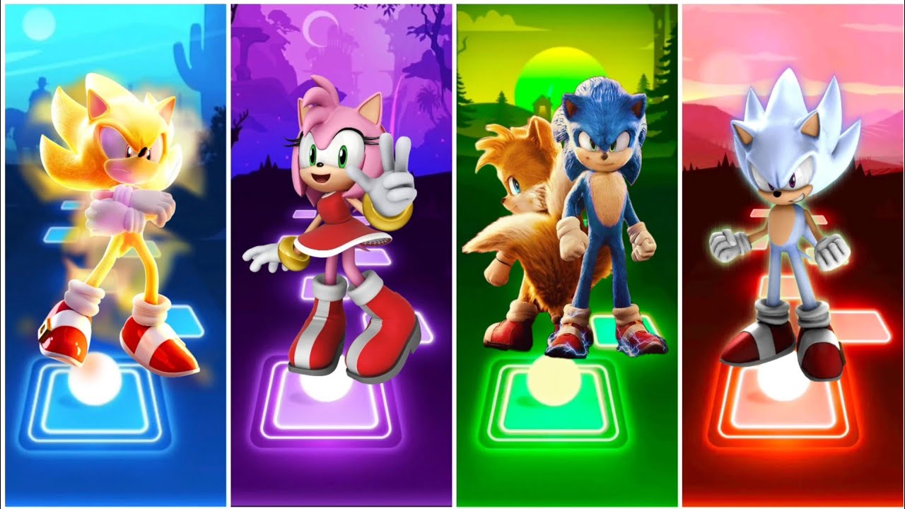 Super Sonic 🔴 Amy Rose Sonic 🔴 Sonic love Tails 🔴 Hyper Sonic | Sonic ...
