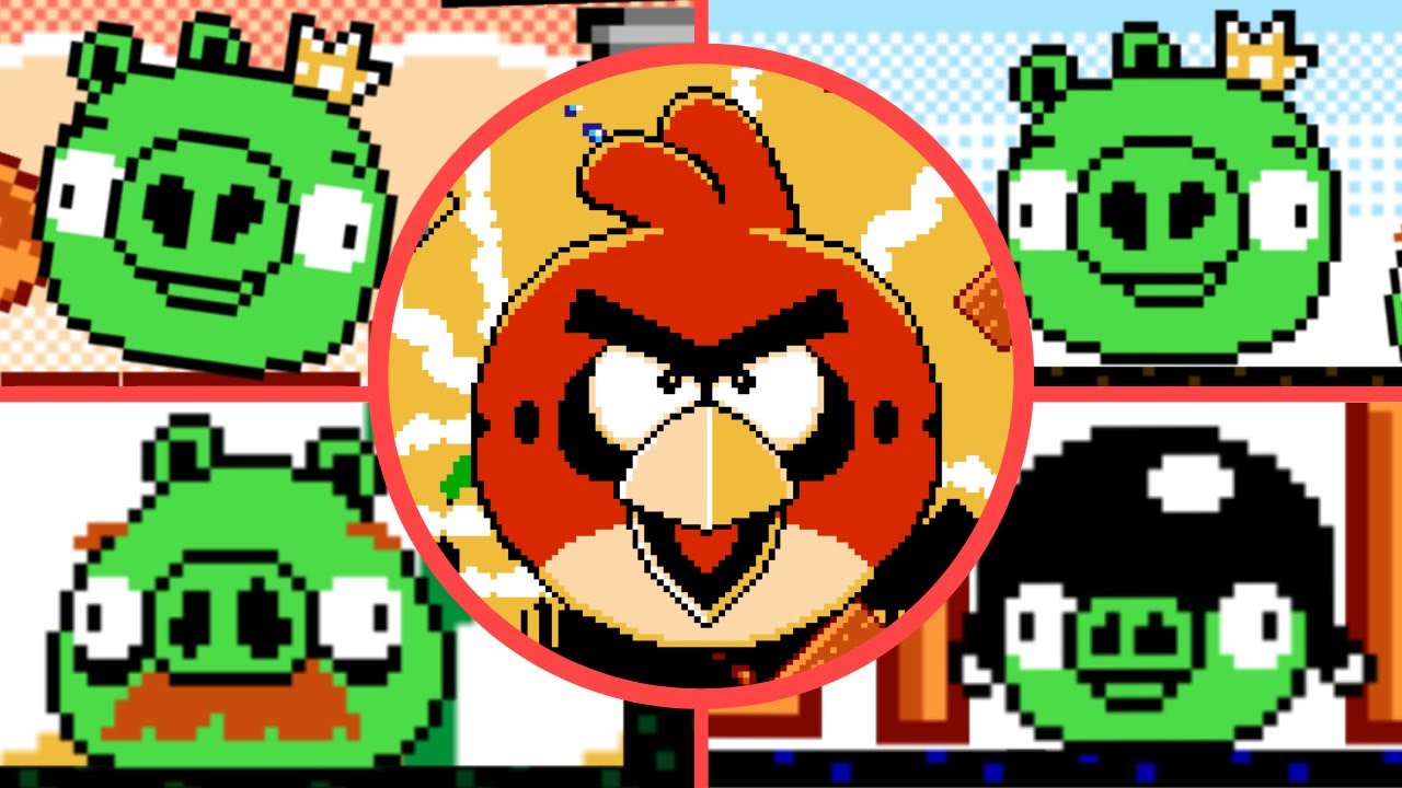 Angry Birds Famicom - All Bosses (Luta dos Bosses) - YouTube
