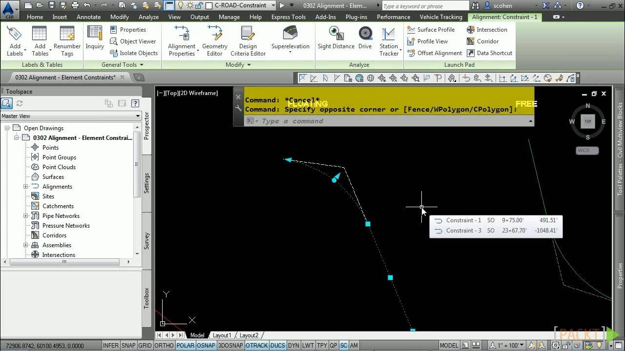 Alignment -- Element Constraints | packtpub.com - YouTube