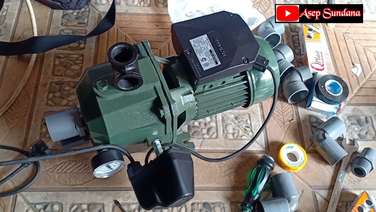 Cara Memasang Pompa Air Jet Pump Shimizu PC 260 BIT - YouTube