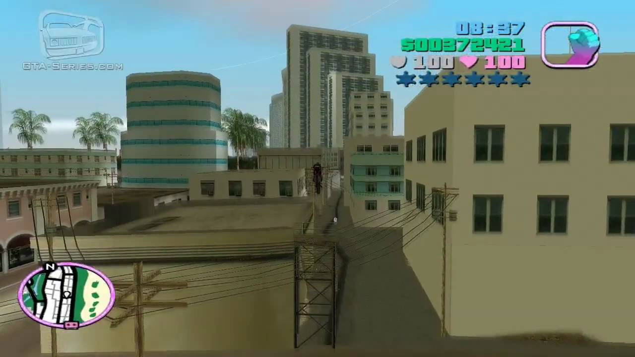 GTA Vice City - Walkthrough - Unique Stunt Jumps #26 - Washington Beach ...