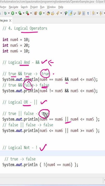 Java Interview Questions & Answers - 5. Java Logical Operators - YouTube