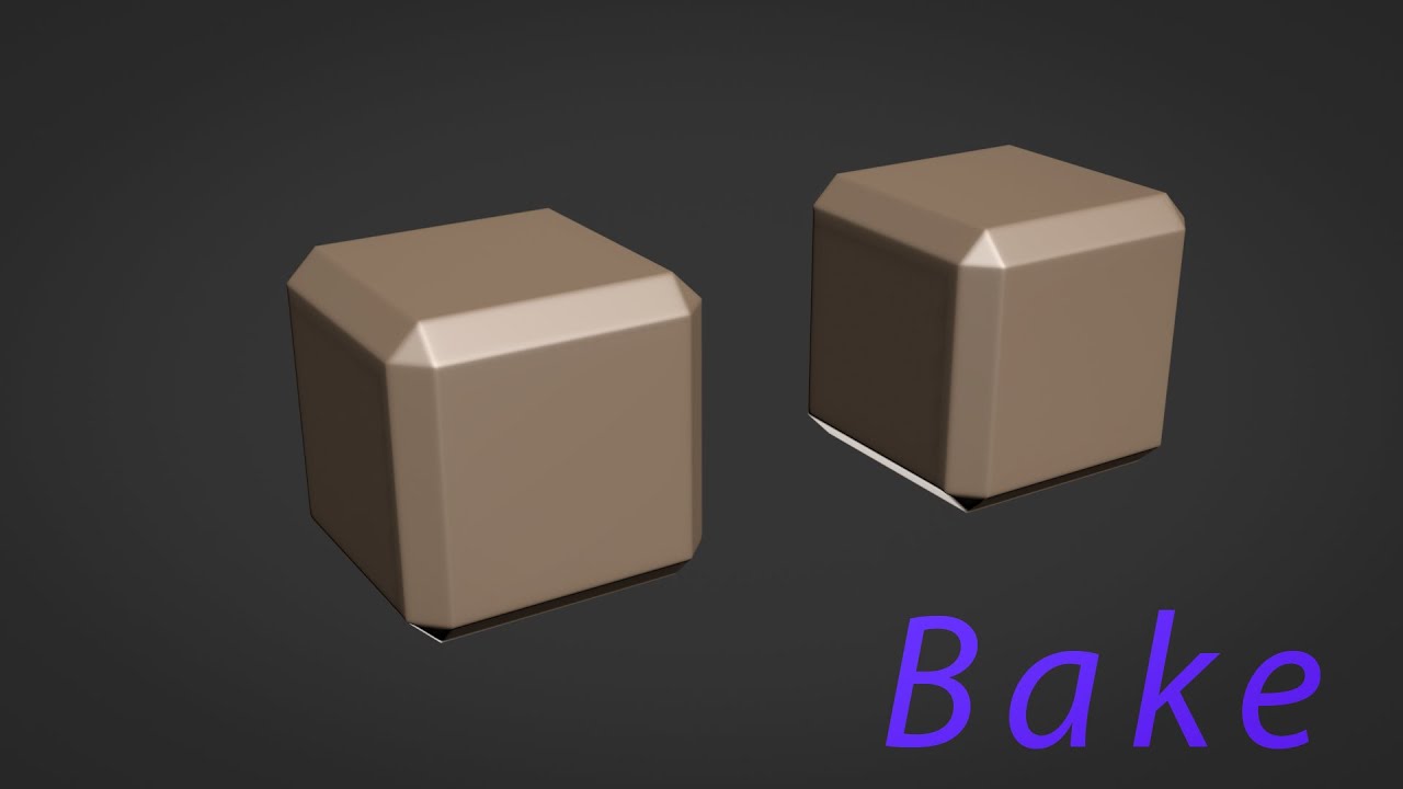 3ds max normal map baking - YouTube