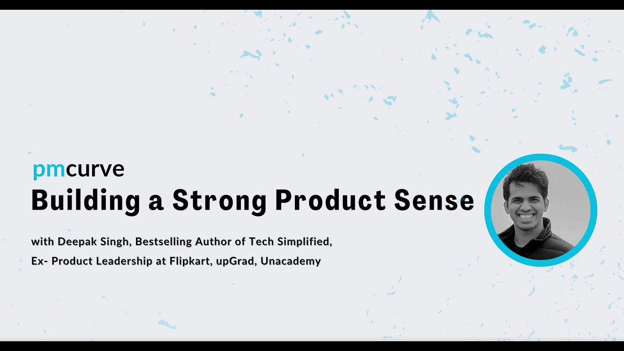 Building a Strong Product Sense - YouTube