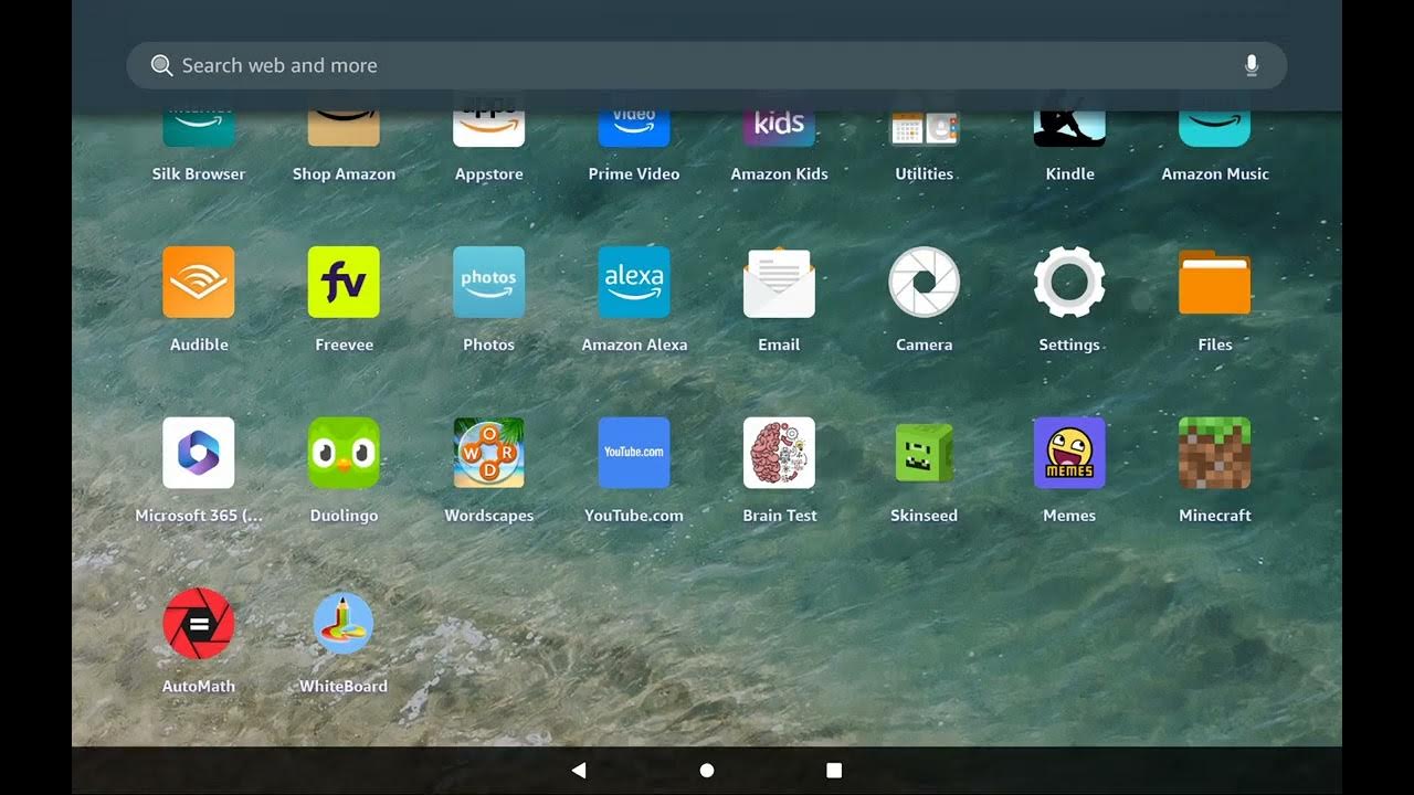 How to screen record on a fire tablet. - YouTube