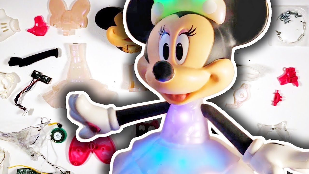 Learn The Parts Inside This Disney Minnie Mouse Rainbow Dazzle Kids Toy ...