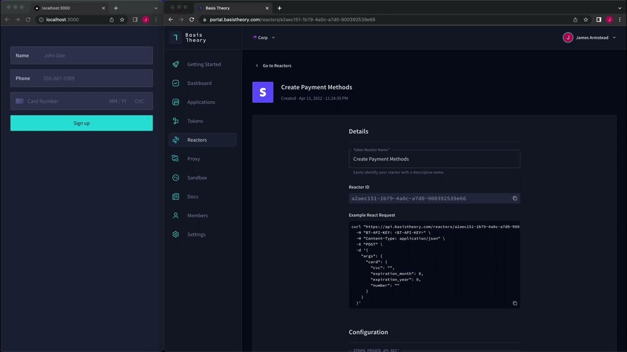 Basis Theory Tokenization Platform Demo: Secure, Use, and Manage your ...