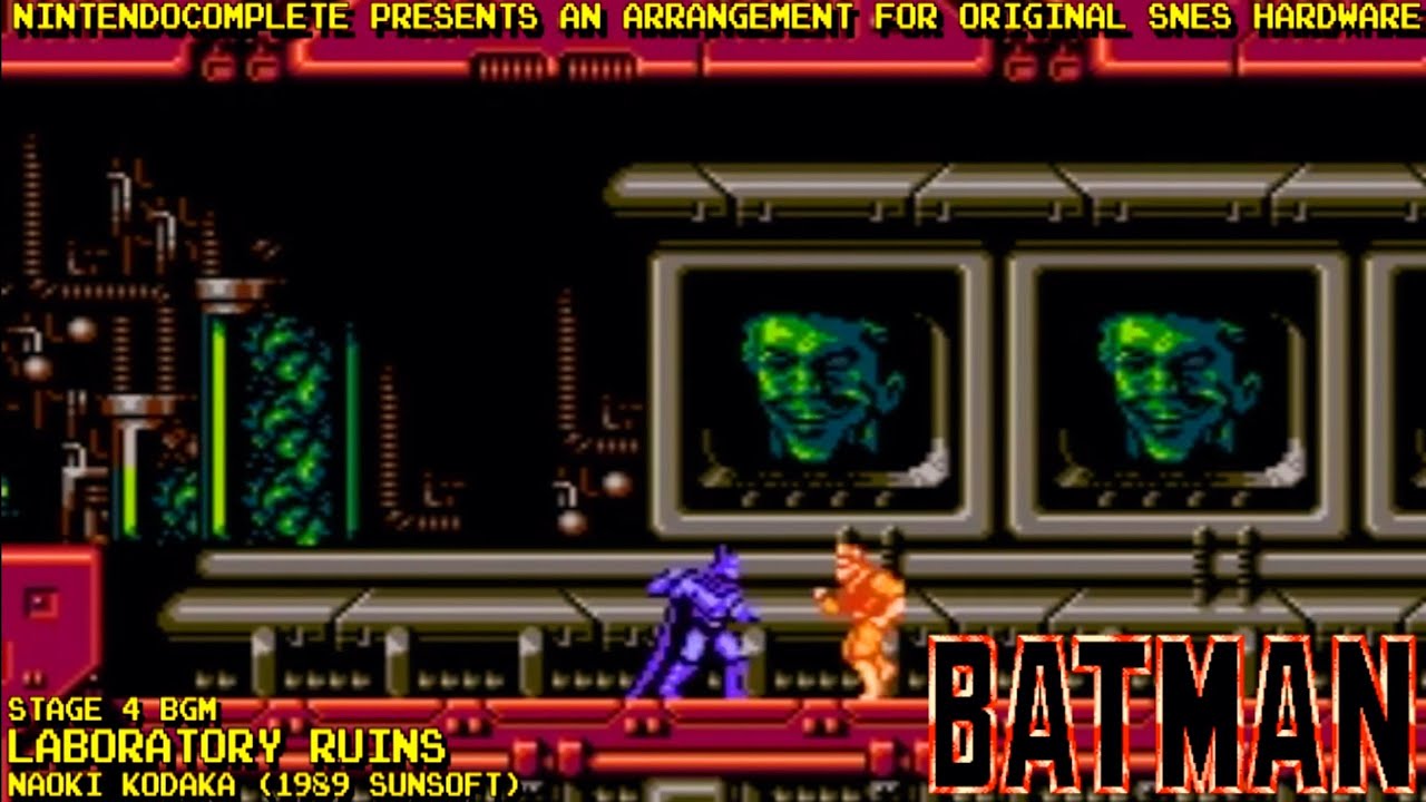 ♫LABORATORY RUINS (Batman, NES) SNES Arrangement - NintendoComplete ...