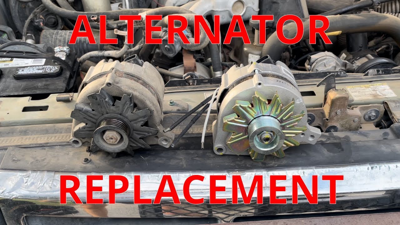 F150 Alternator Replacement, 4.9 - YouTube