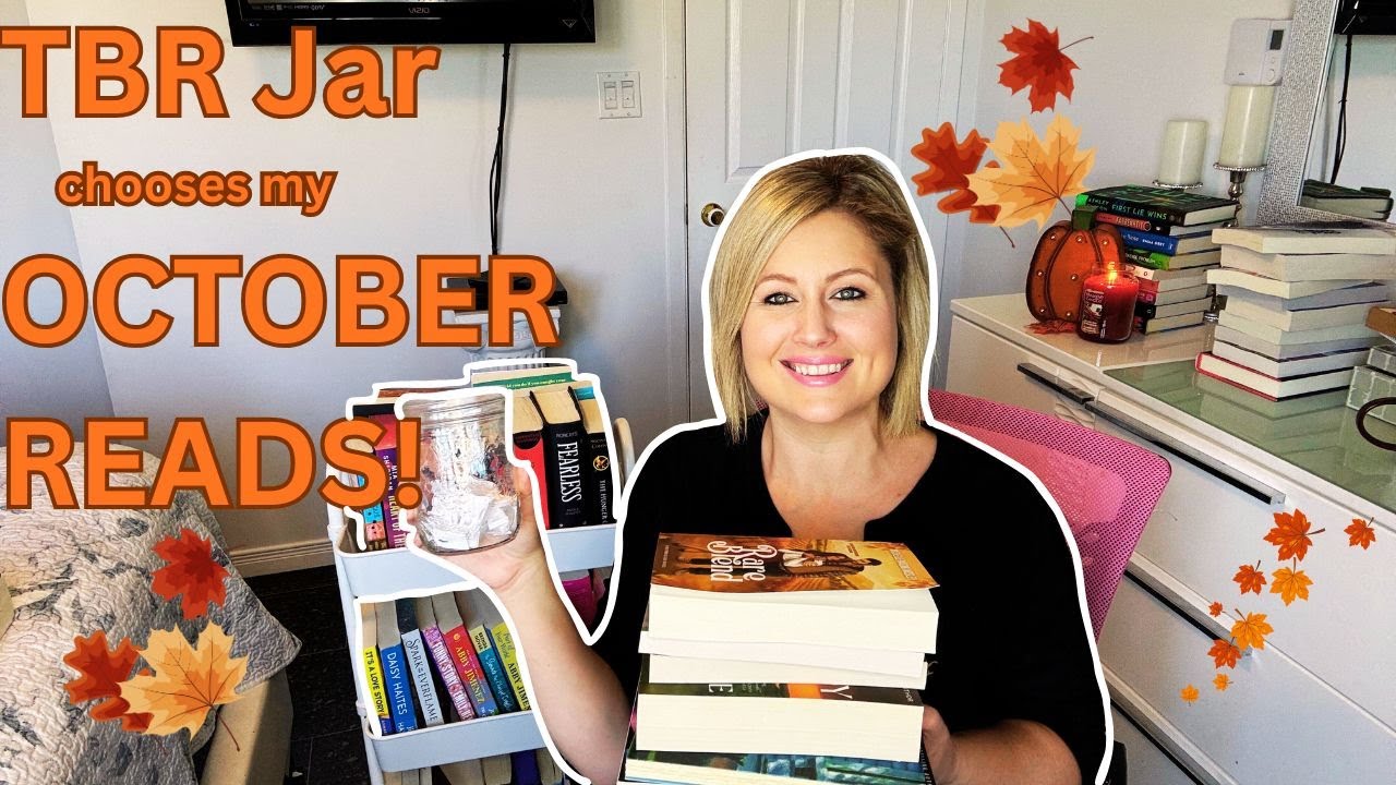 TBR prompt jar chooses my cozy Fall reads for October! 🫙📚🍁 *OCTOBER TBR ...