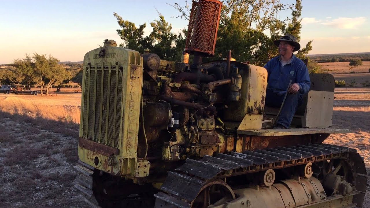 1935 Caterpillar Diesel Forty - YouTube