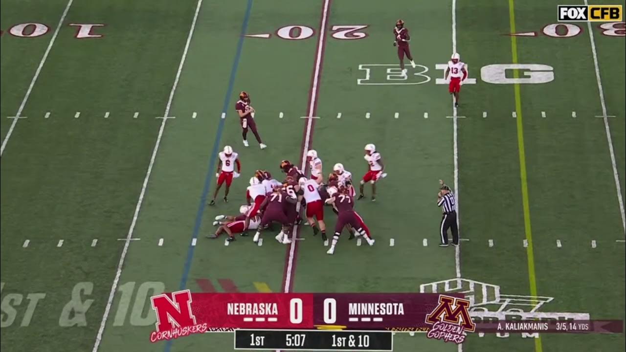 DeShon Singleton run support 3 at Minnesota - YouTube