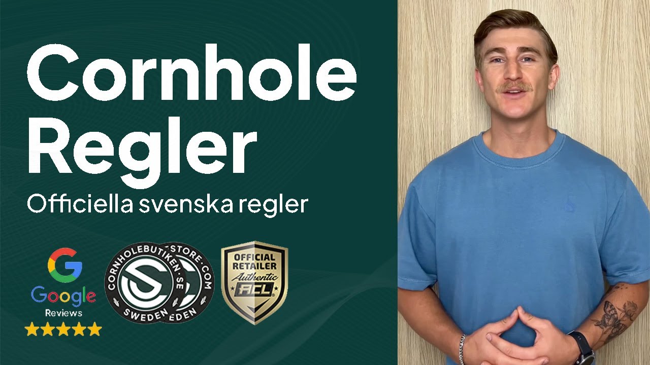 Cornhole regler (Officiella svenska regler) - YouTube