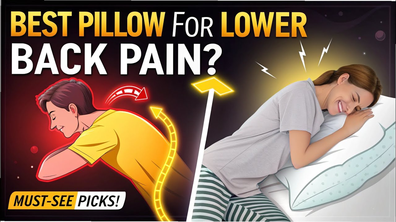 "Top 5 Best Pillows for Lower Back Pain in 2025 – Expert Picks ...