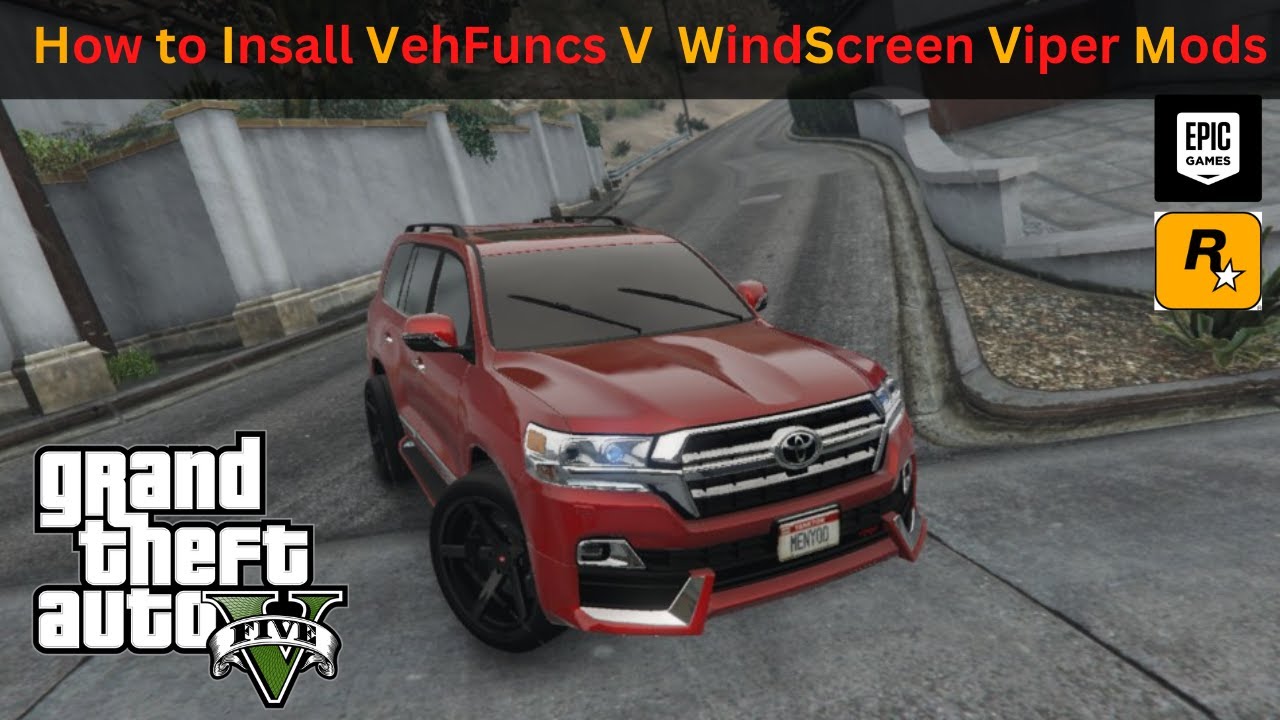 HOW TO INSTALL "VEHFUNCS V" WINDSCREEN VIPER FOR BEGINNERS (2023) | GTA ...