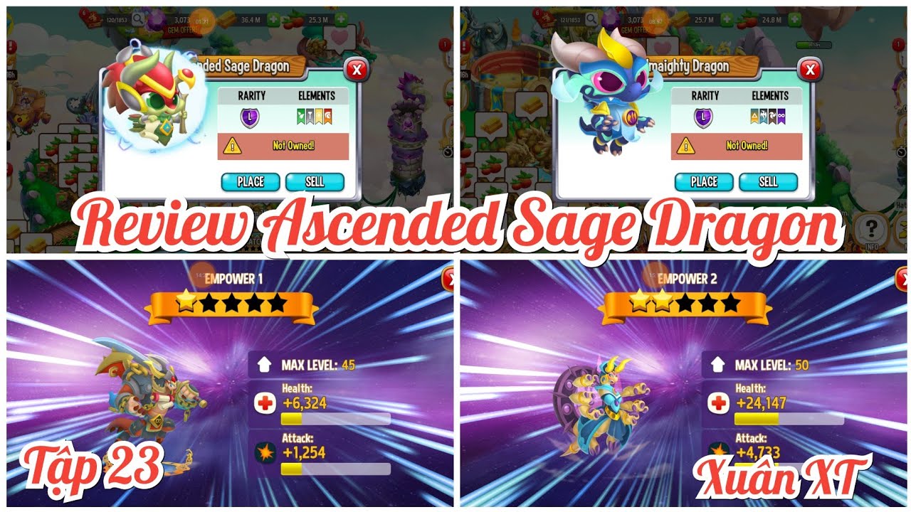 Review Ascended Sage Dragon. Dragon city tập 23 - YouTube