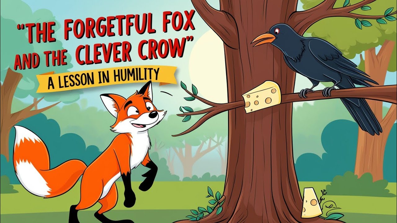 The Forgetful Fox and the Clever Crow_ A Tale of Humility - YouTube