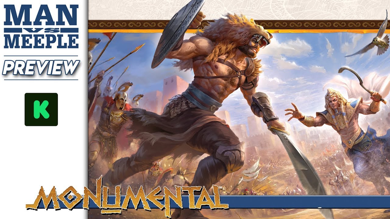 Monumental Preview by Man Vs Meeple (Funforge) - YouTube