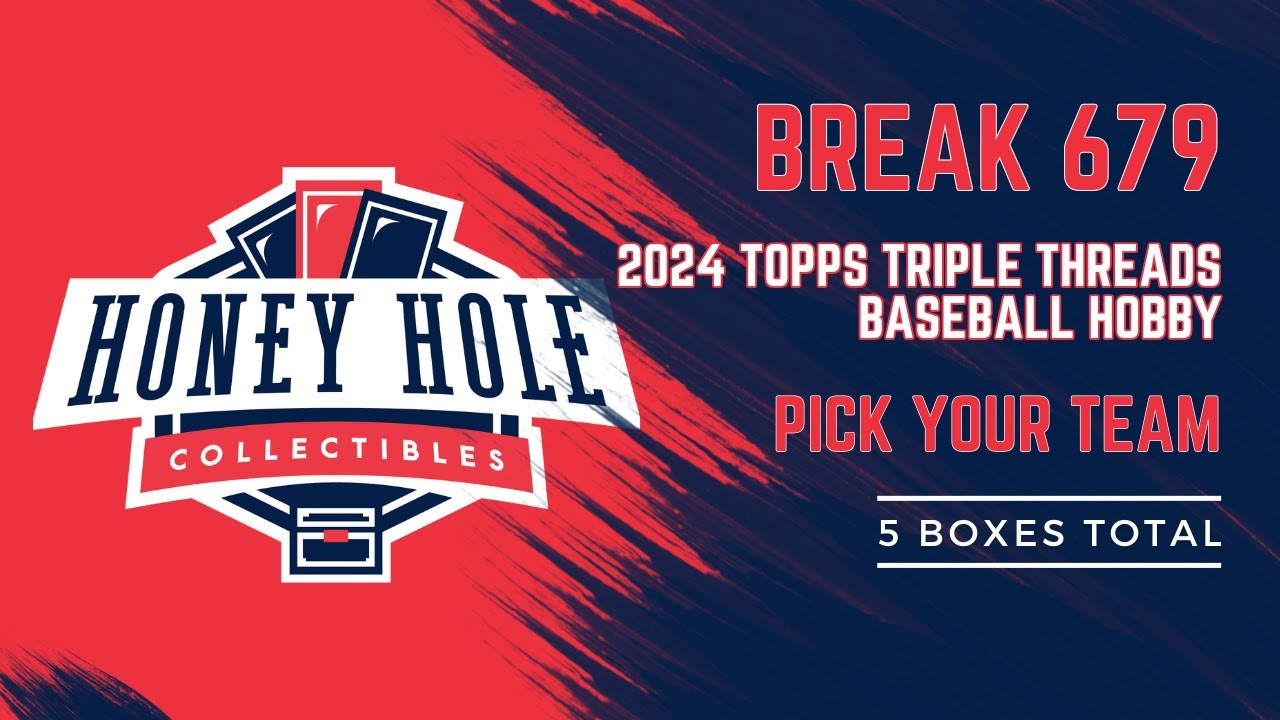 5 Box 2024 Topps Triple Threads - Pick Your Team Break #679 - YouTube