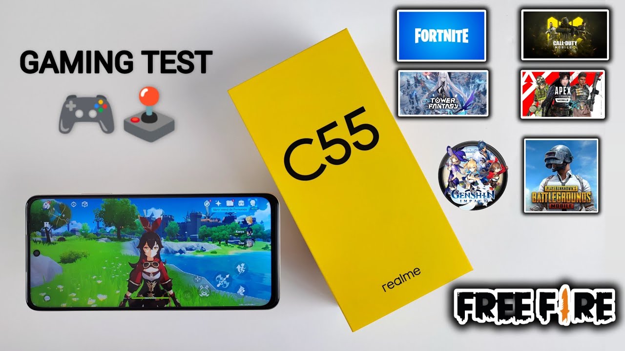 Realme C55 Gaming Test - YouTube