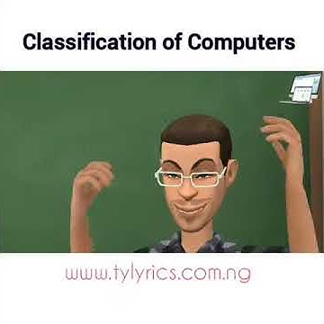 CLASSIFICATION OF COMPUTERS - YouTube