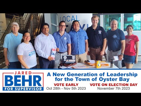 Town of Oyster Bay Democrats: Jared Behr, Democrat for Supervisor, 7/08 ...