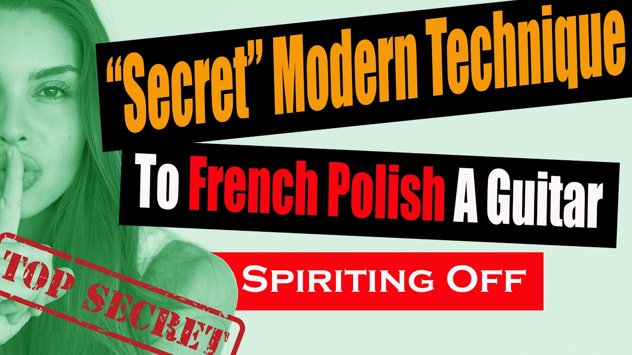 How To French Polish An Acoustic Guitar: Part 4 of 5 - Spiriting Off ...
