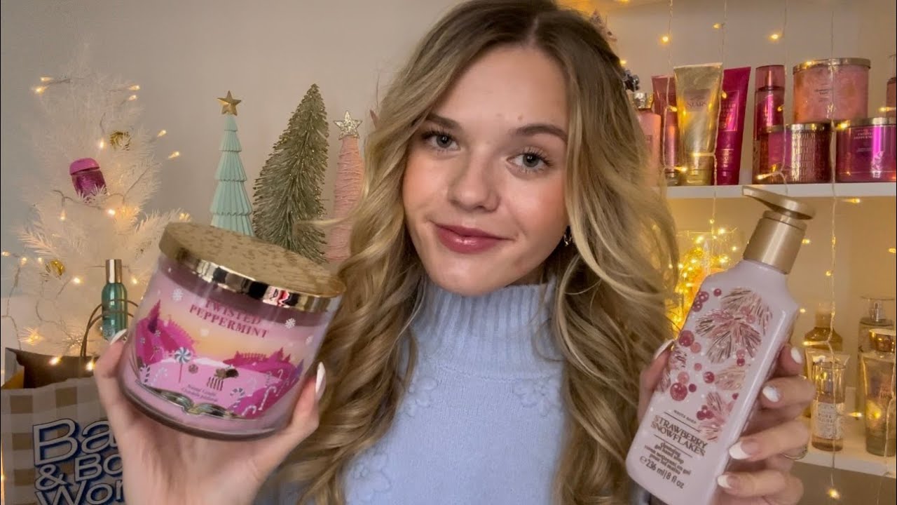 ASMR Holiday Bath & Body Works Employee Roleplay 🎀🍰 - YouTube