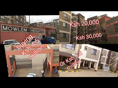 MOWLEM HEIGHTS. HOUSE HUNTING. 1BDR RENT KSH 20,000 or ksh 4.5M 2bdr ...
